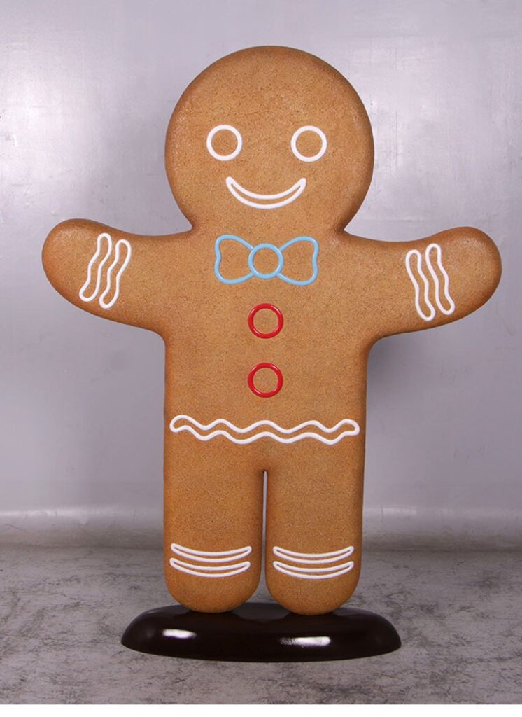 Gingerbread Man Statue
